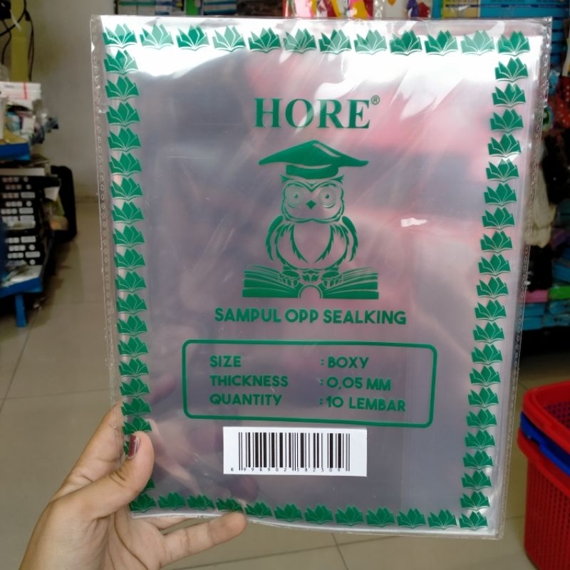 Jual [isi 10 Lembar] Sampul Plastik Buku Tulis Big Boss Campus Sampul