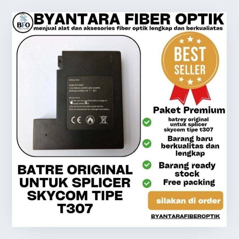 Jual batre original untuk splicer skycom tipe t307 | Shopee Indonesia