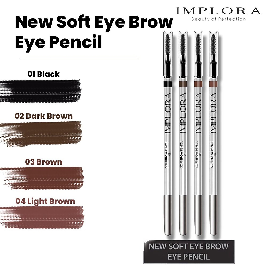 Jual Implora Soft Eyebrow Pencil / Pensil Alis | Shopee Indonesia