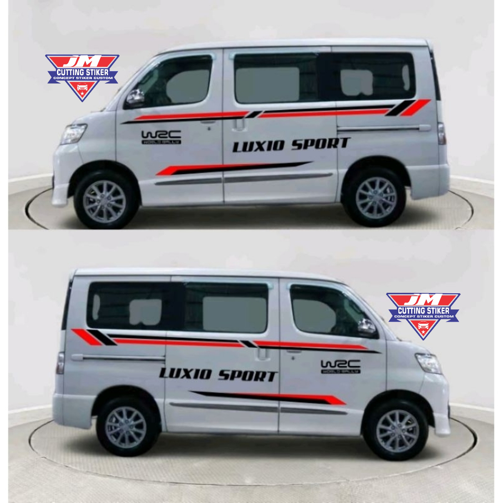 Jual Stiker mobil daihatsu luxio stiker cutting mobil luxio sport ...