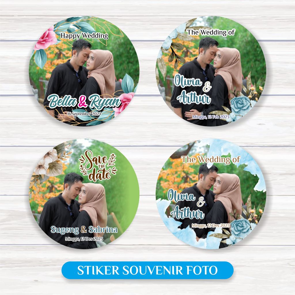 Jual STIKER SOUVENIR STIKER WEDDING STIKER PERNIKAHAN | Shopee Indonesia