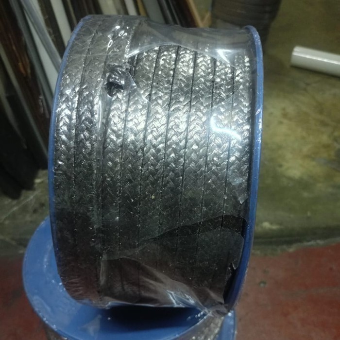 Jual Gland Packing Pure Graphite 3/4" inch (19mm x 19mm) Pure grafit 19 ...