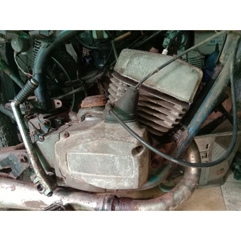 Jual Mesin Set Rangka Kawasaki Binter GTO KH110 Original | Shopee Indonesia