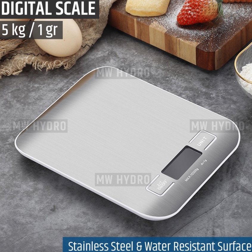 Jual DZ Digital Kitchen Scale 5 kg 1 gr Stainless Timbangan Dapur ...