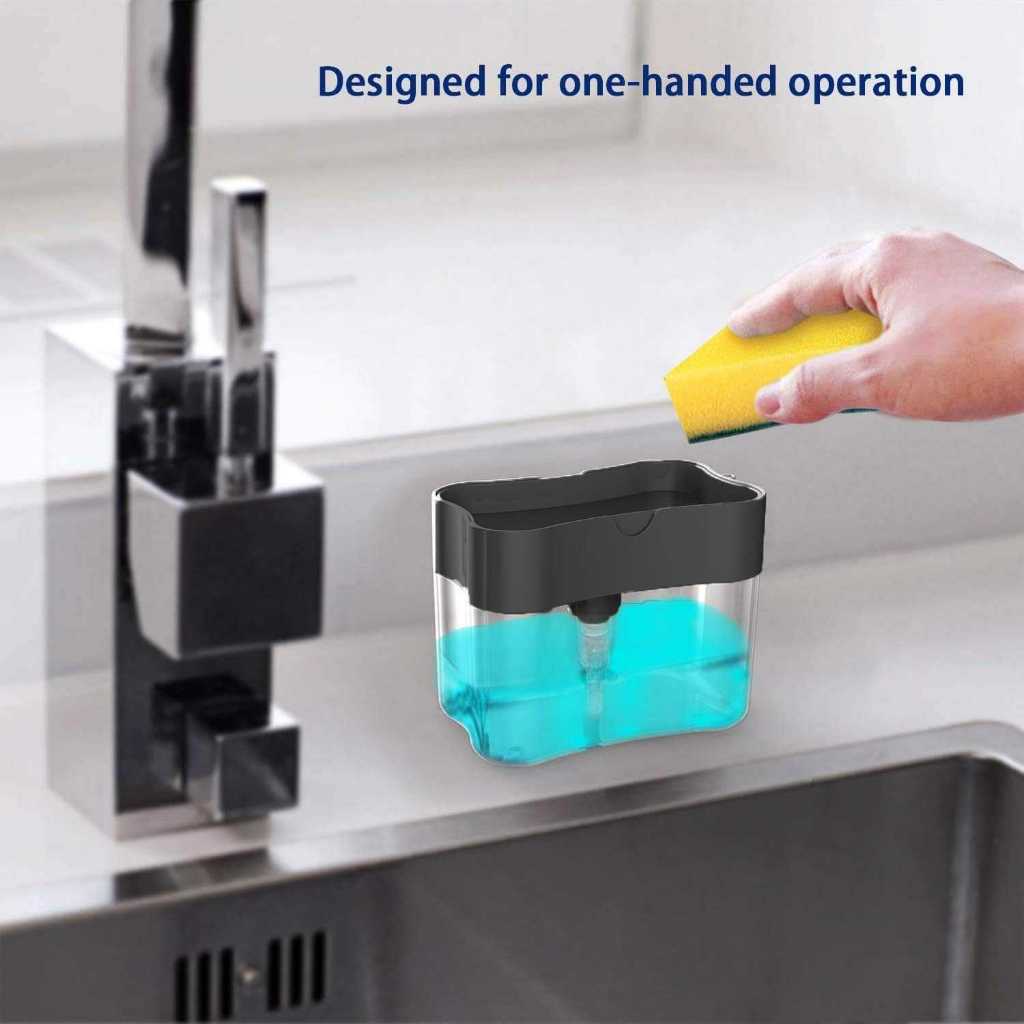 Jual Kotak Dispenser Sabun Cuci Piring Hand Push Sponge | Shopee Indonesia