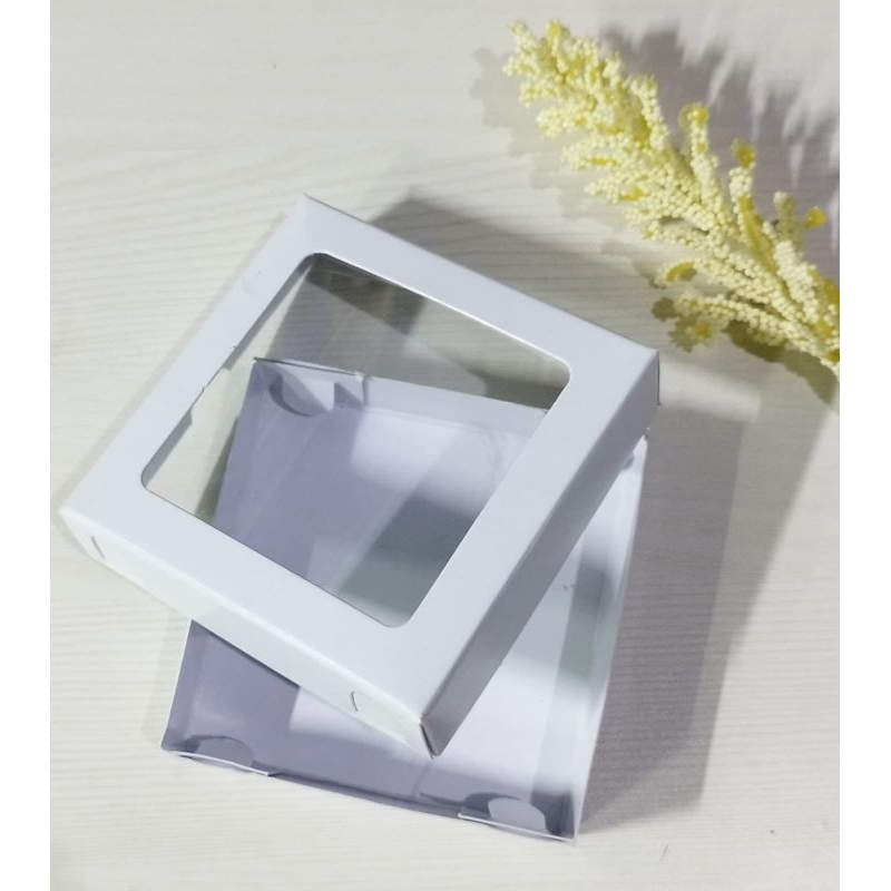 Jual paperbox mika frame uk 7x7x2 ( per 1pcs ) Silver putih | Shopee ...