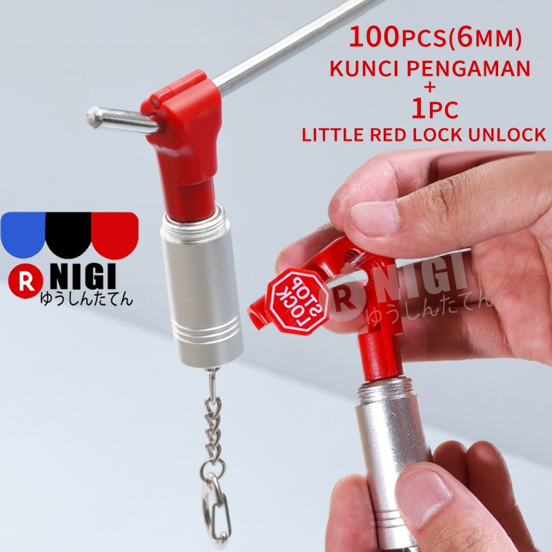 Jual NIGI 【Dengan Detacher 】Stop Lock Security Display 6mm Stoplock Security Kunci Stop Lock ...