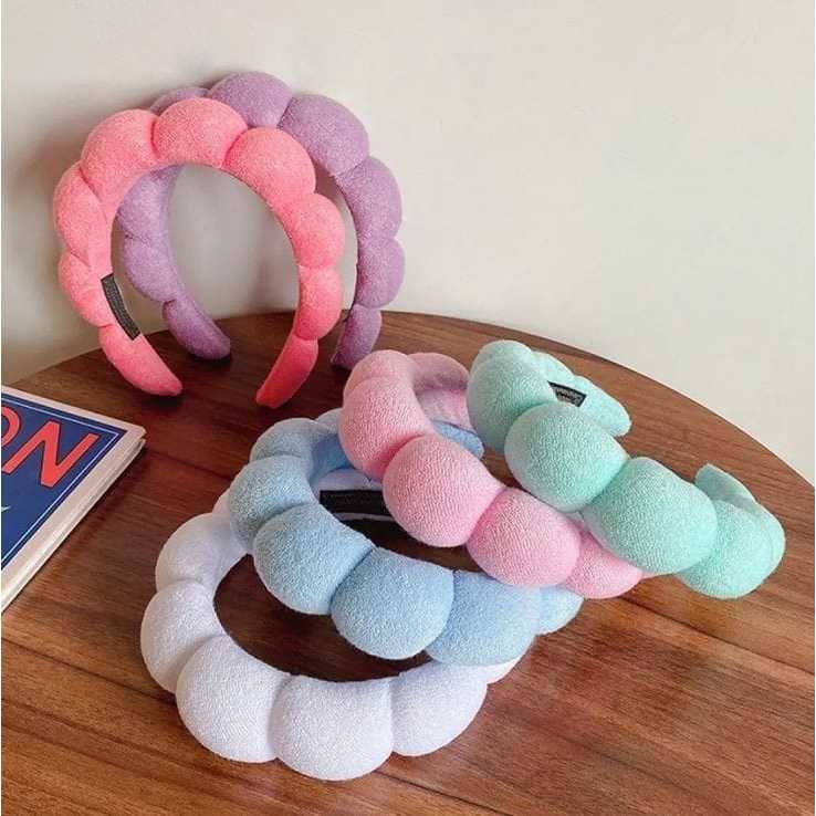 Jual Bando Simple Polos Shellie Korean Fluffy Head Band / Bando Bulat ...