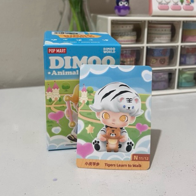 Jual pop mart dimoo animal kingdom unsealed opened tigers learn to walk ...