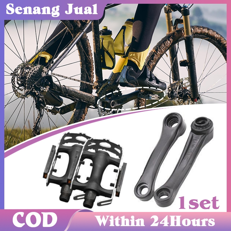 Jual Isi 4 Pedal Sepeda Listrik Aluminium Crank Sepeda Tuas Pedal ...