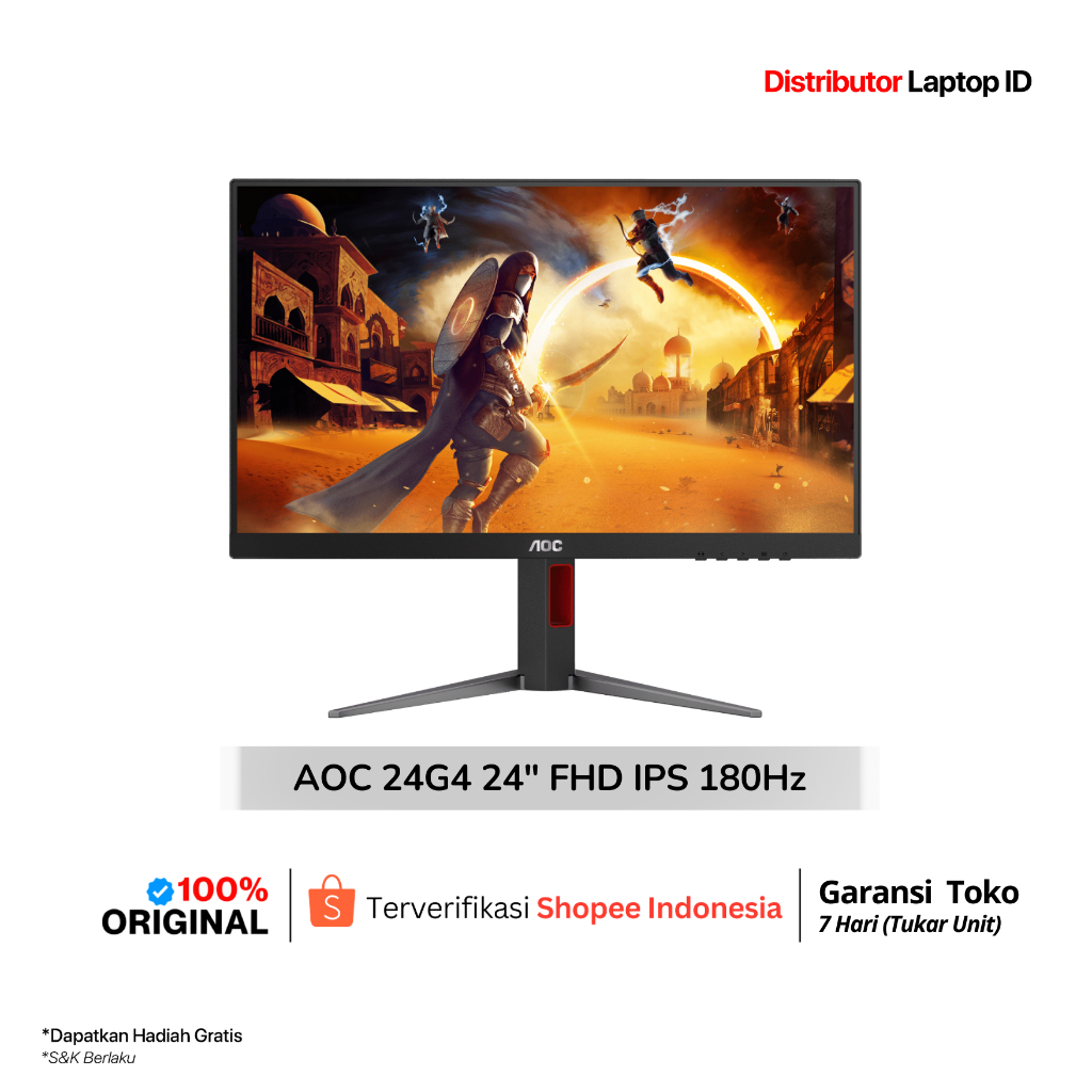 Jual Monitor AOC Gaming [ 24 inch & 27 inch ] Garansi Resmi | Shopee ...