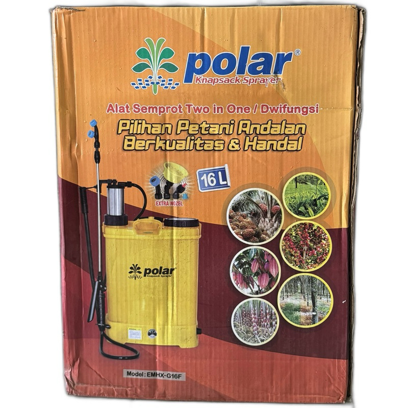 Jual TANGKI POLAR TWO IN ONE 16 LITER EXTRA NOZEL/ALAT SEMPROT ...