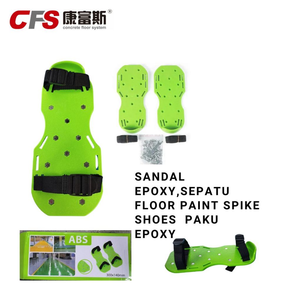 Jual SANDAL EPOXY LANTAI||SEPATU EPOKSI LANTAI||FLOOR PAINT SPIKE SHOES ...