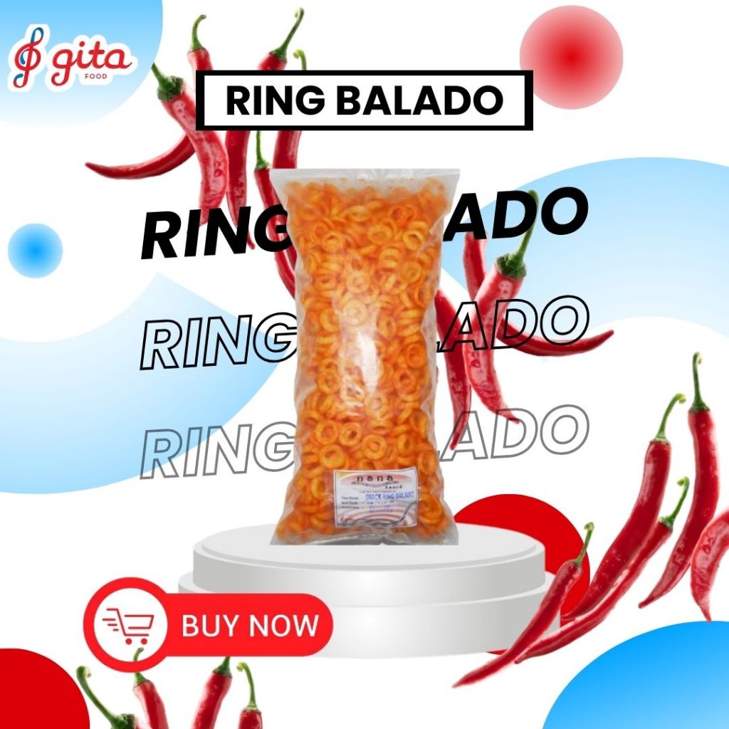 Jual Los Ring Rasa Balado Khas Bumbu Balado Auntentik Kemasan [1kg ...