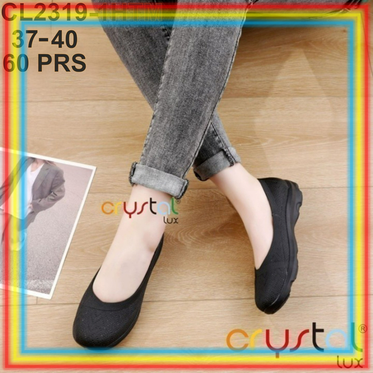 Jual CL2319-1 Sepatu Balet Polos Wanita Crystal Lux Sepatu Flat Shoes ...