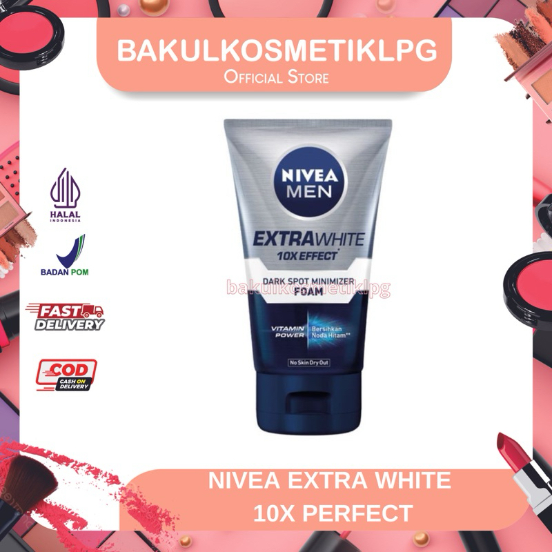 Jual NIVEA MEN Extra White Dark Spot 50 ml/100 ml | Shopee Indonesia
