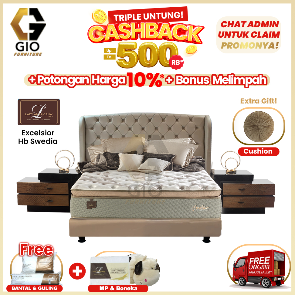 Jual Kasur Lady Americana Excelsior - Lady Americana Spring Bed ...