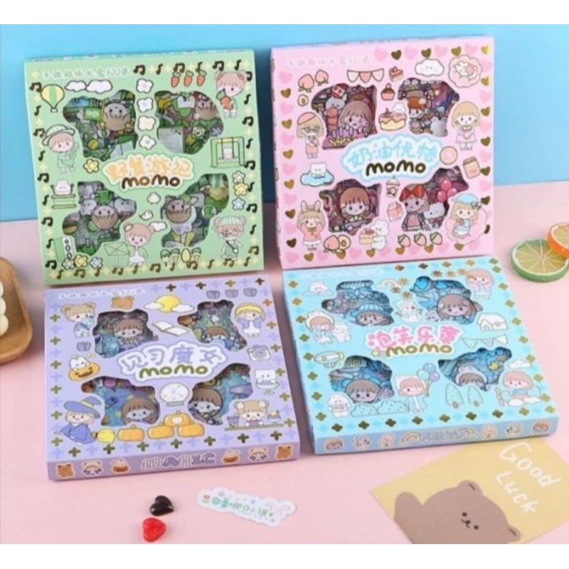 Jual Sticker Momo Waterproof Sticker Momo Stiker 100 Lembar - Pekanbaru ...