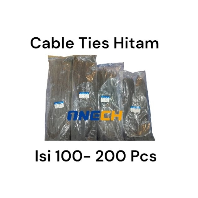 Jual Wan Dao - Cable Ties JUMBO Warna Hitam 100mm - 100pcs - KableTies ...