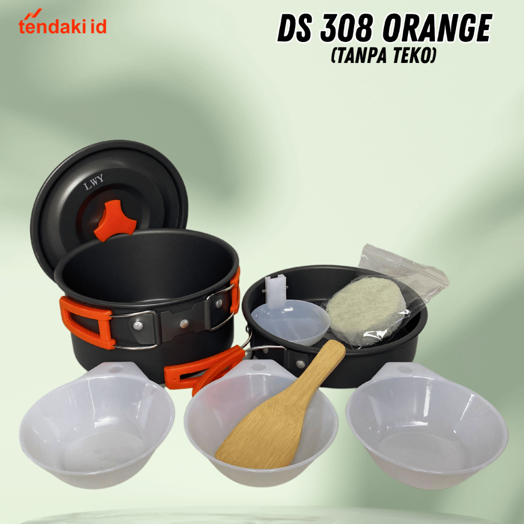 Jual TENDAKI ID | COOKING SET TC 311 Alat Masak Camping Nesting Set ...