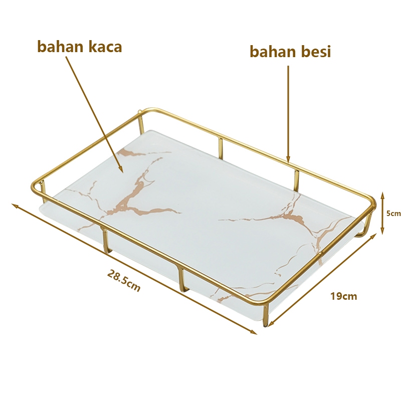 Jual Nampan mewah elegan nampan kristal Pajangan Nampan Dekorasi Home ...