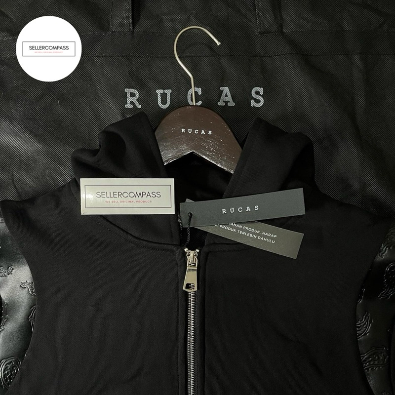 Jual Rucas Hoodie Zipper Paisley Leather Bimopd | Shopee Indonesia