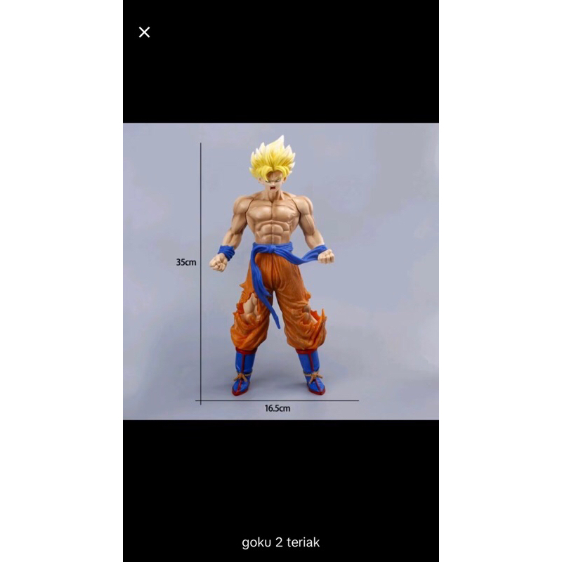 Jual action figure dragonball goku teriak | Shopee Indonesia