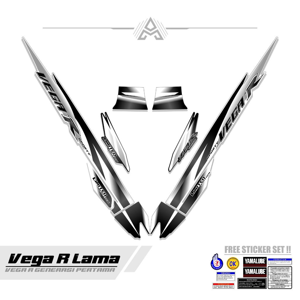 Jual STRIPING VEGA R LAMA / MTF 14 / STIKER VEGA R KOTAK / STICKER VEGA ...