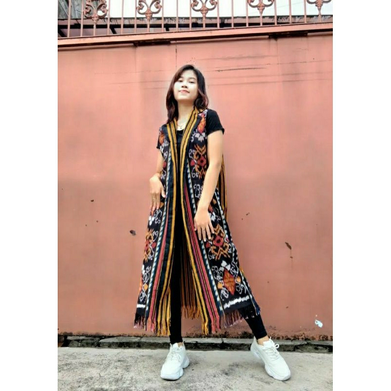 Jual READY STOCK CARDIGAN RUMBAI TENUN KALIMANTAN PALING MURAH READY ...