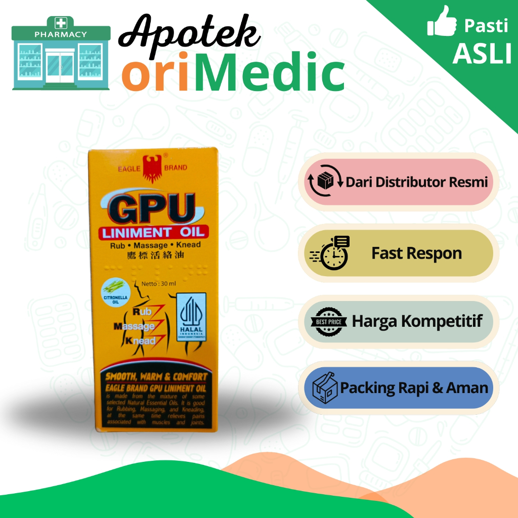 Jual Cap Lang Minyak Urut Gpu Sereh 30 ml | Shopee Indonesia