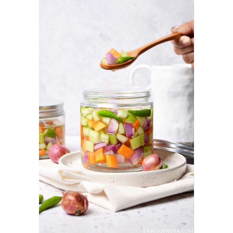 Jual Topping Makanan / Acar (Nanas, Timun, Wortel) 500ml | Shopee Indonesia