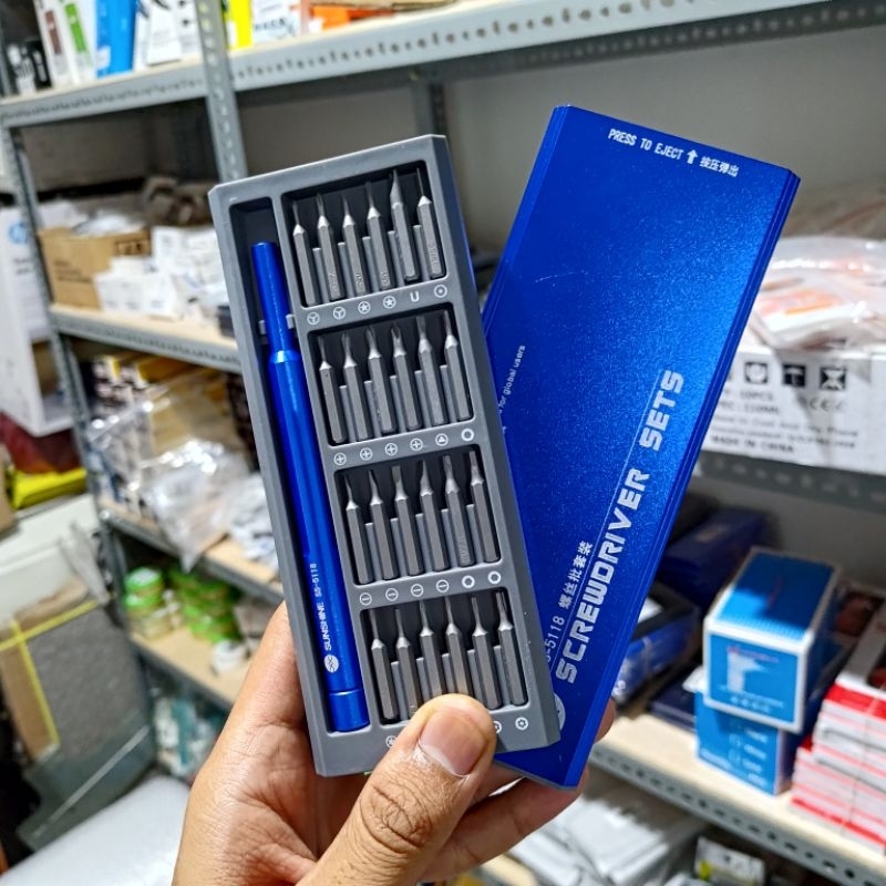 Jual OBENG SATU SET SUNSHINE SS-5118 25 IN 1 | Shopee Indonesia