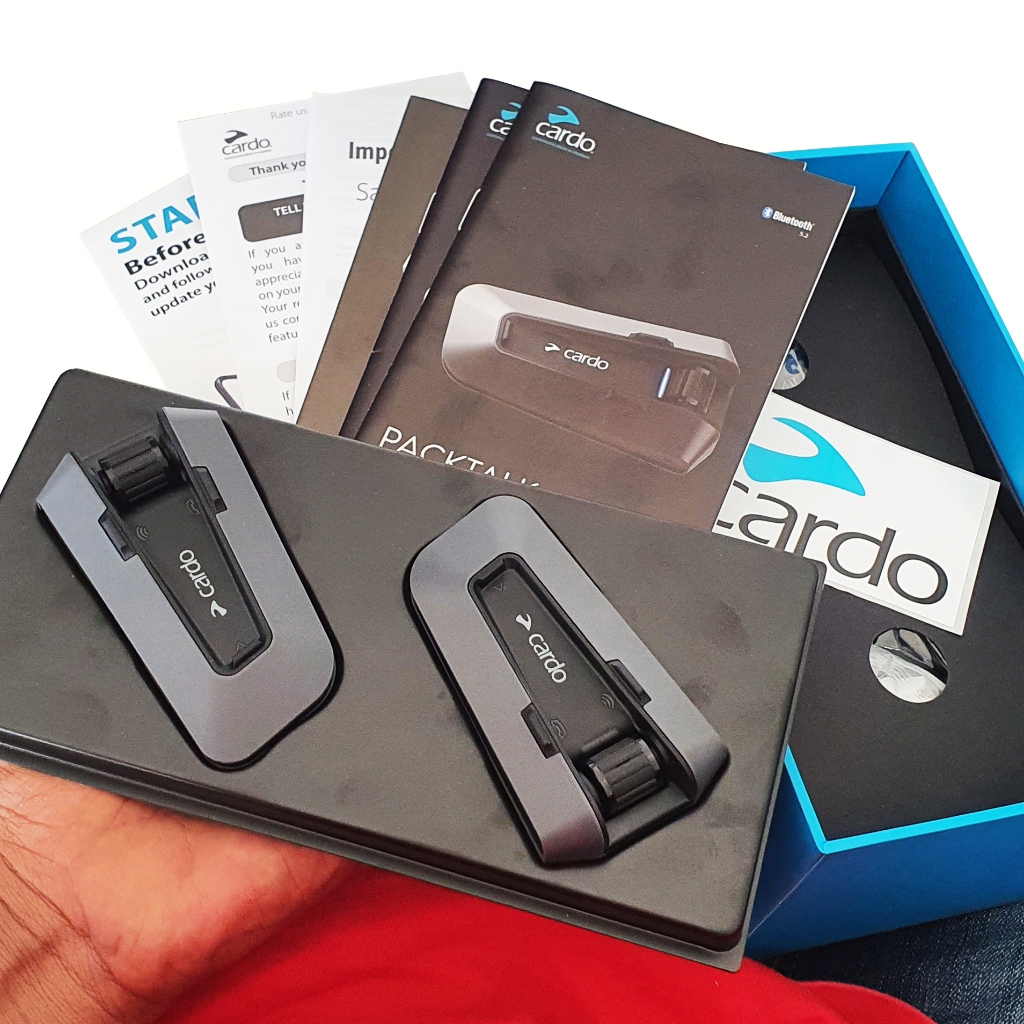 Jual Intercom Cardo Packtalk Pack Talk Edge Duo JBL | Shopee Indonesia