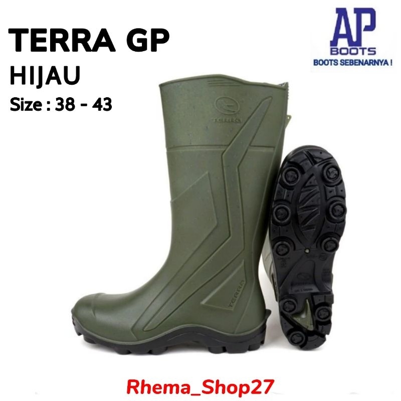 Jual AP BOOTS TERRA GP #TERBARU Sepatu Boots Tinggi AP Terra | Sepatu ...