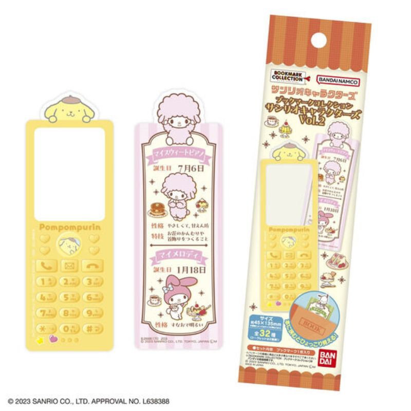 Jual [BACA DESKRIPSI] Official Bandai Sanrio Characters Bookmark ...