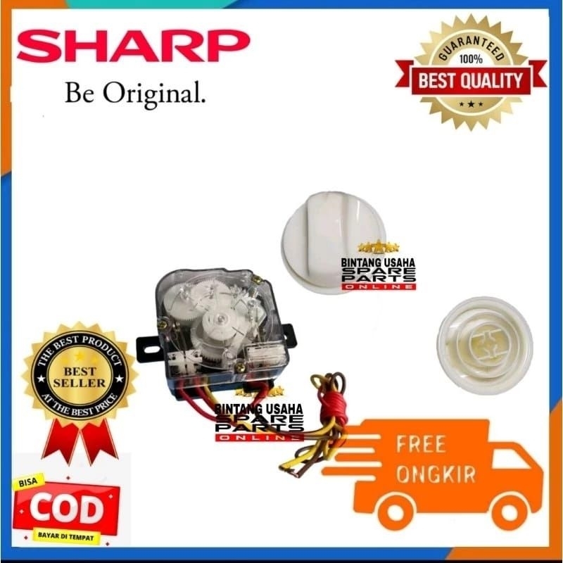 Jual 1 SET Timer Mesin Cuci 3 Kabel + Knop Putaran Timer Mesin Cuci ...