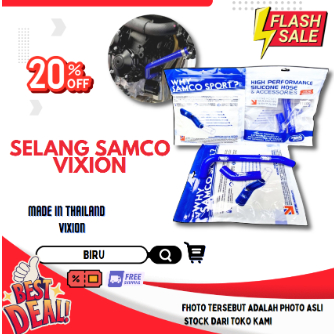 Jual Selang Radiator Vixion/R15V2 Biru Merah Selang Samco Radiator ...