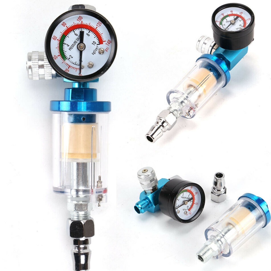 Jual Air Filter Spray Gun Mini 14 Inch Water Trap Spray Gun | Shopee ...