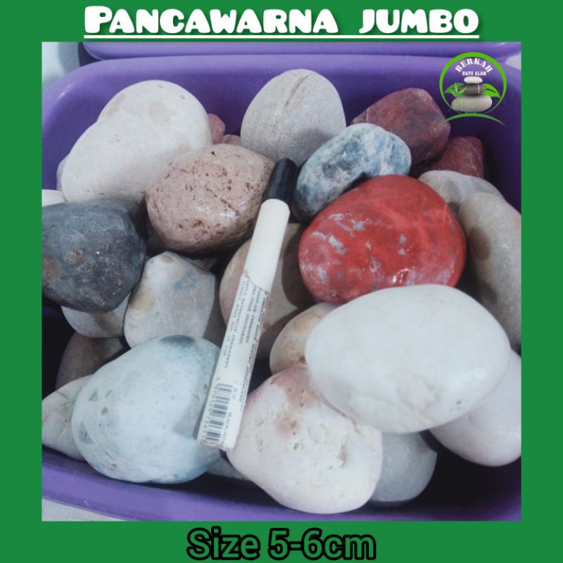 Jual batu pancawarna Jumbo 5-6cm | Shopee Indonesia