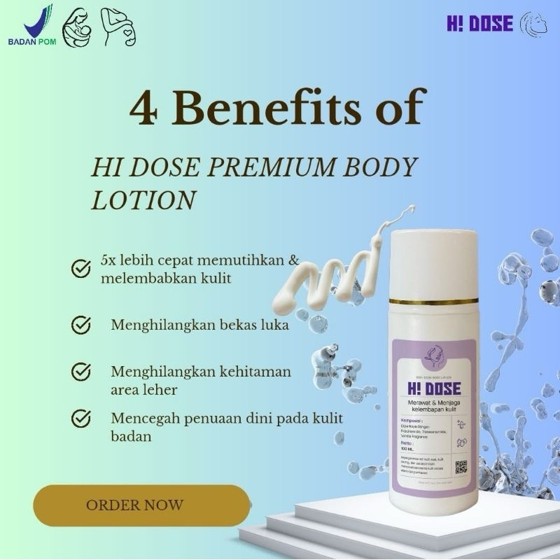 Jual Hi Dose Hand Body HB Dosting Bpom Pemutih Tangan Kaki Tubuh ...