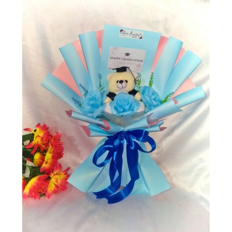 Jual Bucket BungaArtificial/Bucket Wisuda | Shopee Indonesia