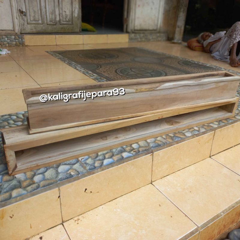 Jual Roster Kayu Jati Ukuran 120 x 20 cm, Lubang Angin Minimalis ...