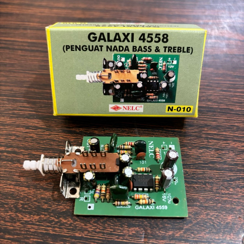 Jual Kit GALAXI 4558 Nelc N-010 Penguat Nada Bass & Treble | Shopee ...
