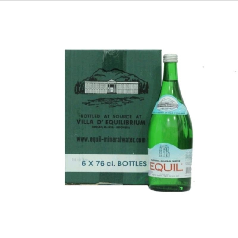 Jual Equil Natural Mineral Water 1 Carton 6 Pcs (1 Dus Isi 6 Pcs) 760ml ...