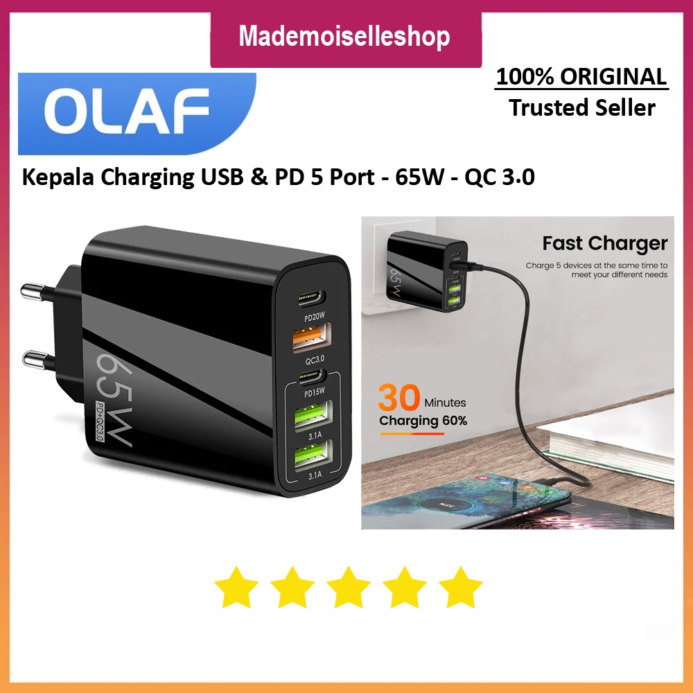 Jual Olaf Kepala Charging Smartphone & Camera Battery USB Quick ...