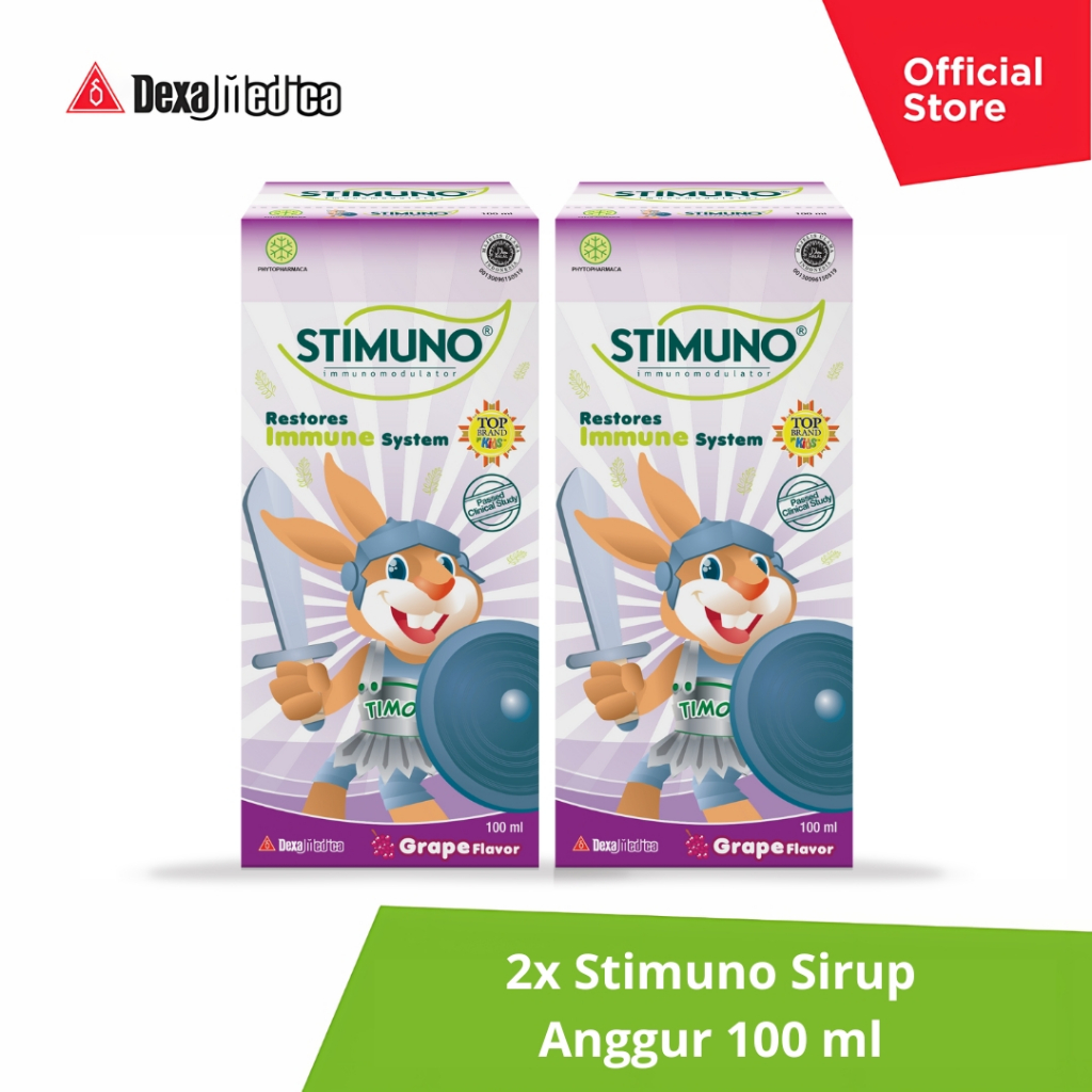 Jual Stimuno Sirup Vitamin Anak Rasa Anggur 100 ml - Twin Pack | Shopee ...
