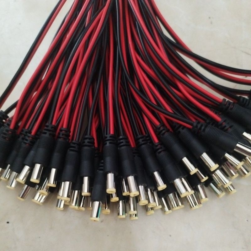 Jual KABEL JACK DC FEMALE UNTUK CCTV COLOKAN DC FEMALE DENGAN KABEL ...