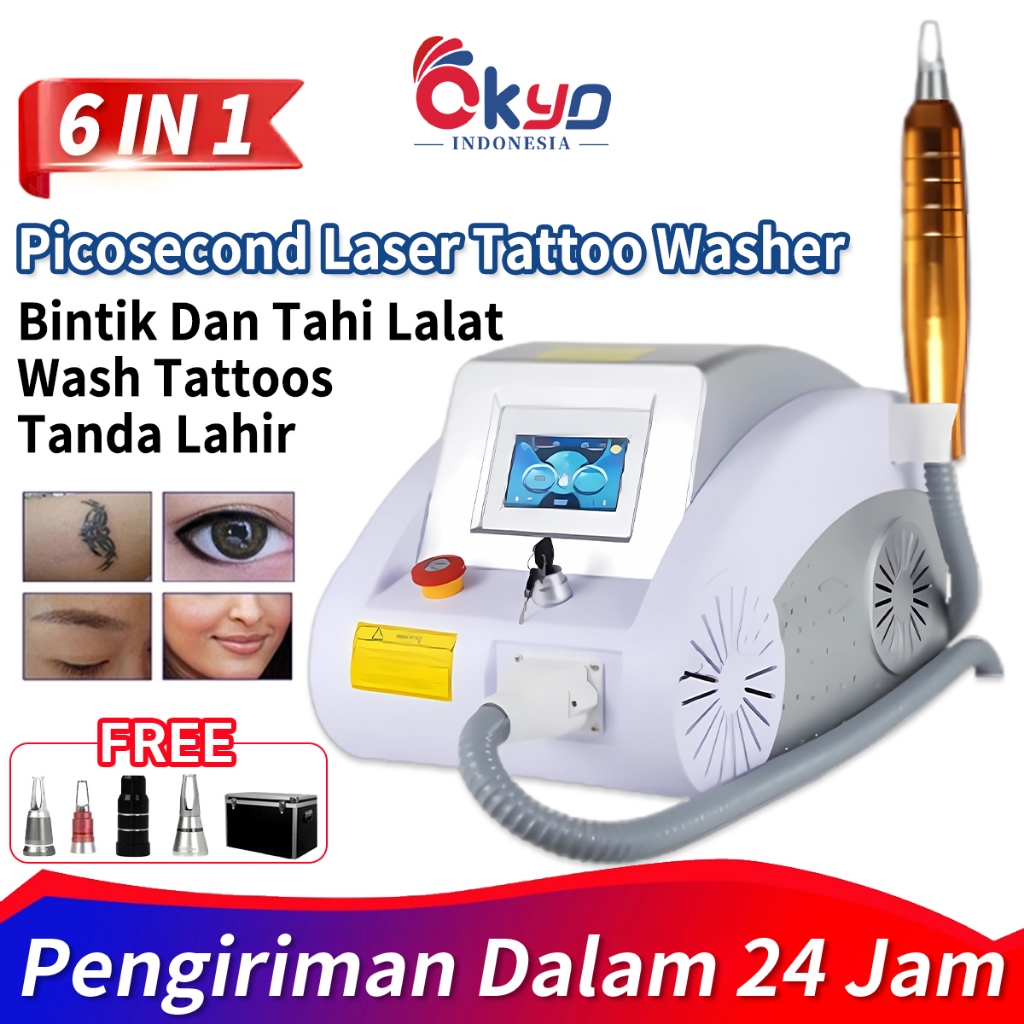 Jual ⭐GARANSI 3 TAHUN⭐Picosecond Laser 7IN1 laser Tattoo Washer Mesin ...