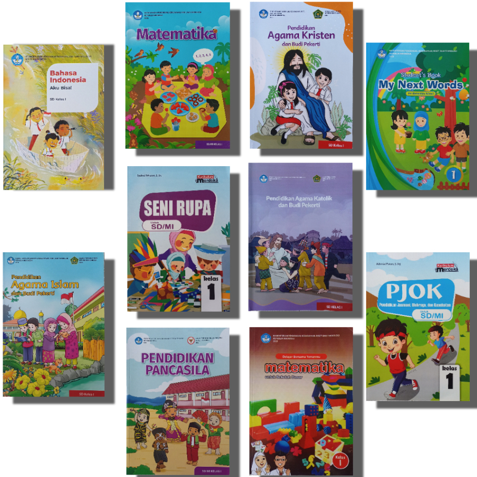 Jual Buku Kurikulum Merdeka SD Kelas 1 Kurikulum Penggerak Revisi Terbaru Matematika Bahasa ...