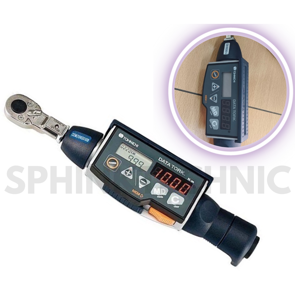 Jual Kunci Torsi Torque Wrench TOHNICHI CEM10NX8D-G 1/4 Inch 2.0-10.0Nm ...